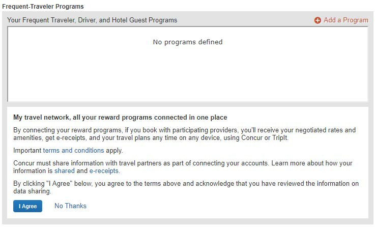 Setting Up Your Concur Profile For Travel And Expense Users Finance Training